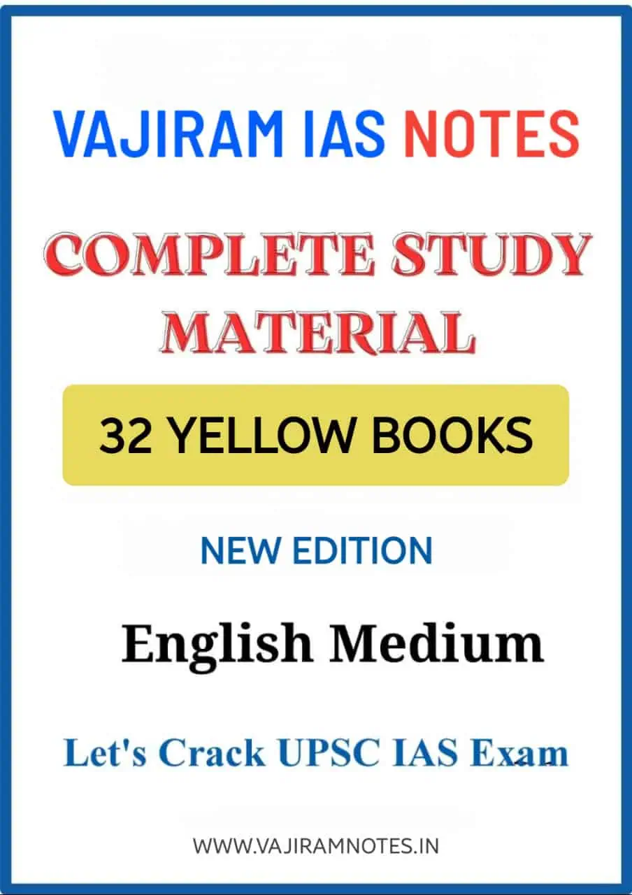 Vajiram and Ravi Notes PDF 2025 - 32 Yellow Books - VajiramNotes